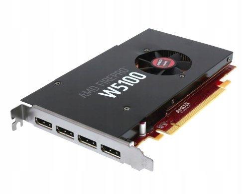 Karta Graficzna AMD Firepro W5100 4GB 4xDP Wysoki profil Sprzetowo.pl